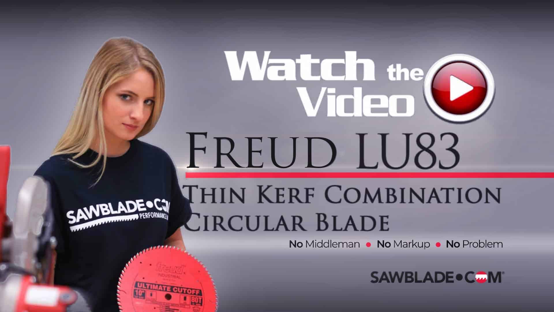Freud Lu83 Thin Kerf Combination Circular Saw Blade Sawbladetv
