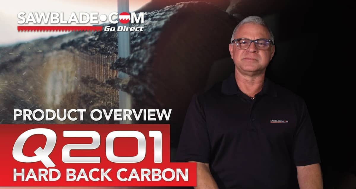 Q201 Hardback Carbon Blade: Full Features & Uses - SawbladeTV